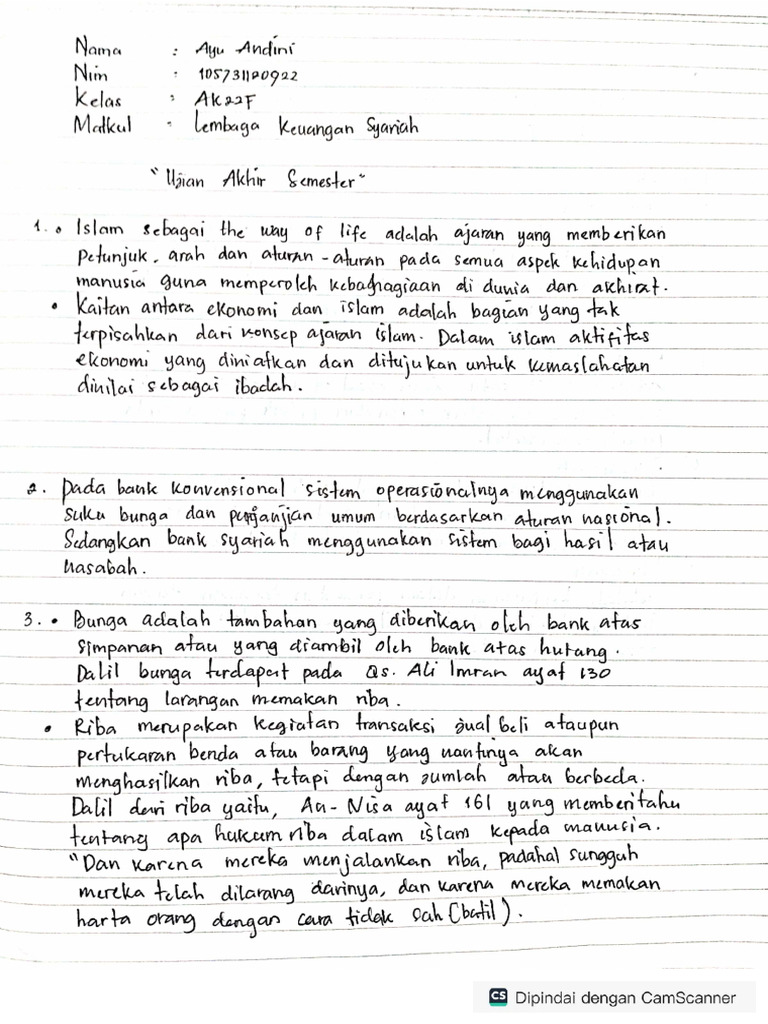 Uas (Ayu Andini) | PDF
