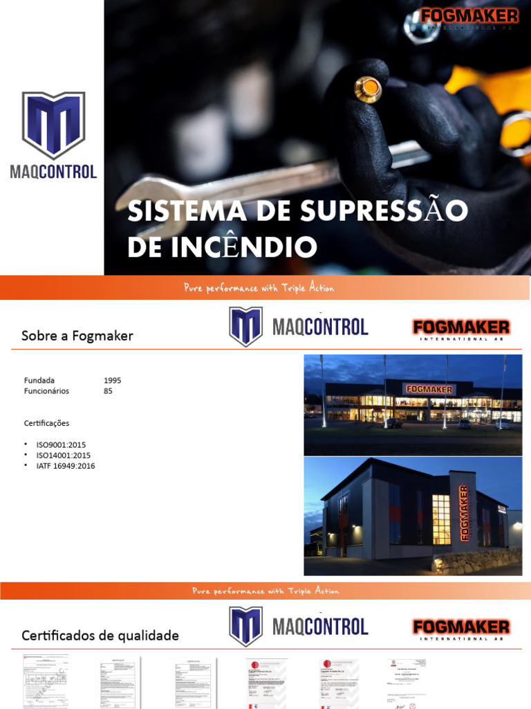 Fogmaker Presentation - Eng 2020 MT (1) (Salvo Automaticamente) | PDF | Tecnologia e Engenharia
