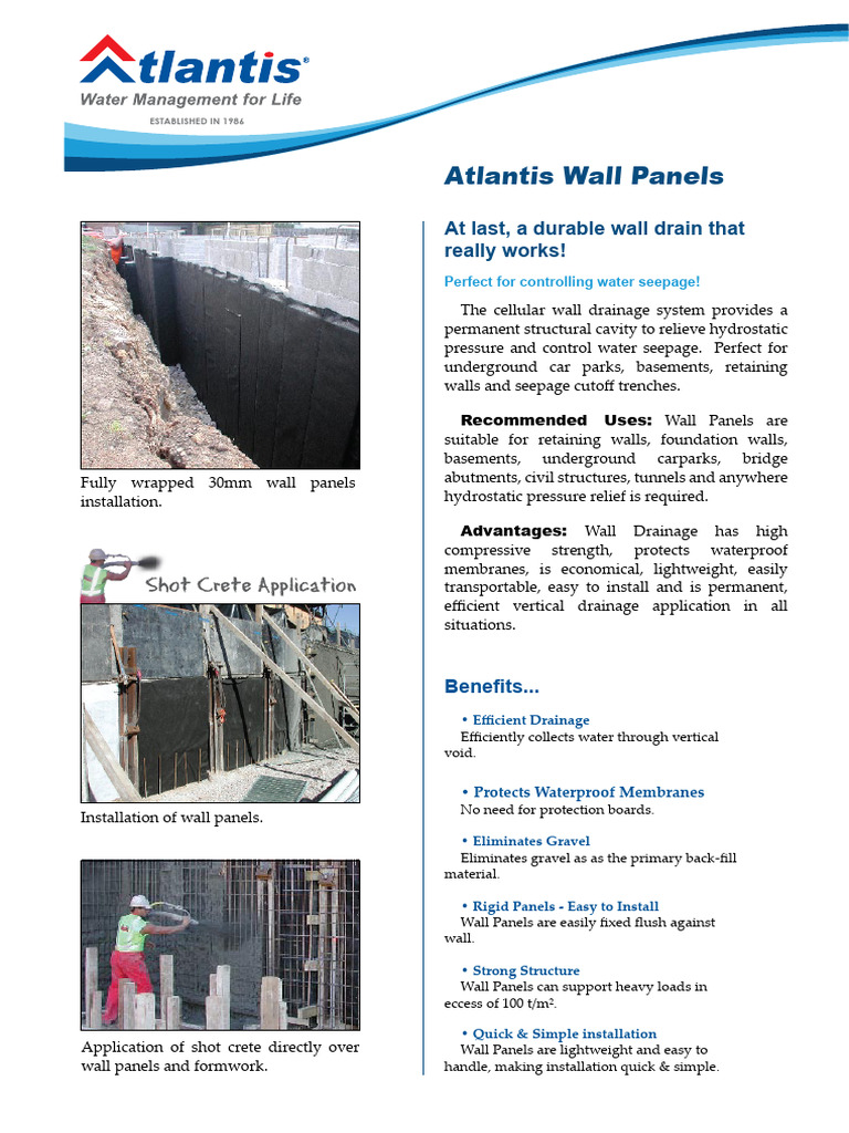 Wall_Panels | PDF | Drainage | Pipe (Fluid Conveyance)