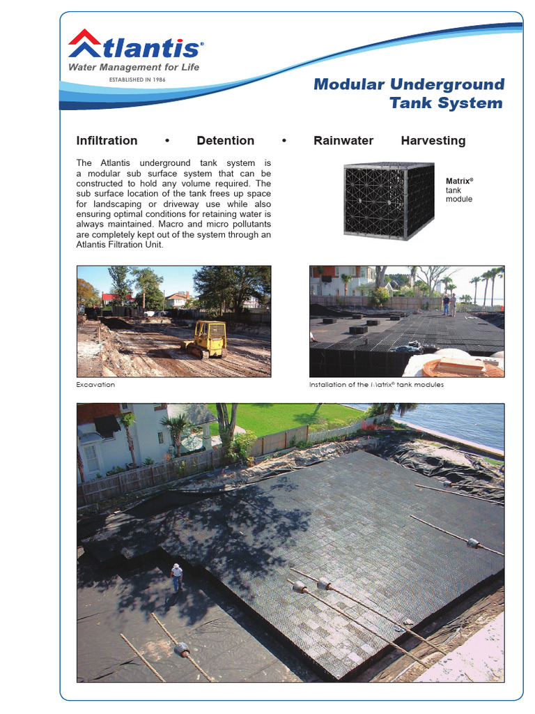 Atlantis_Matrix_Tank | PDF | Storm Drain | Environmental Science