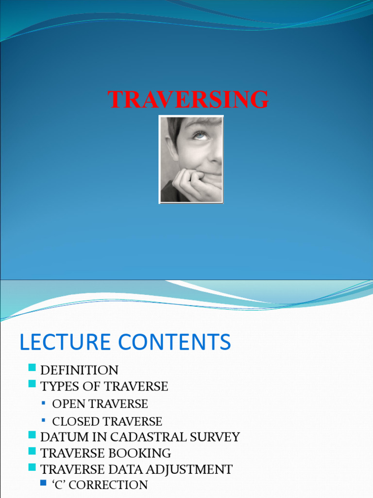 Traversing - Datum - Fieldnote - Bearing Correction | PDF | Surveying ...