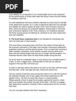 Wall Sit Test | PDF | Musculoskeletal System