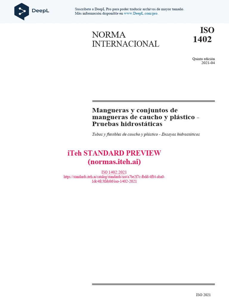 ISO-1402-2021 Es | PDF | Organización internacional para la ...