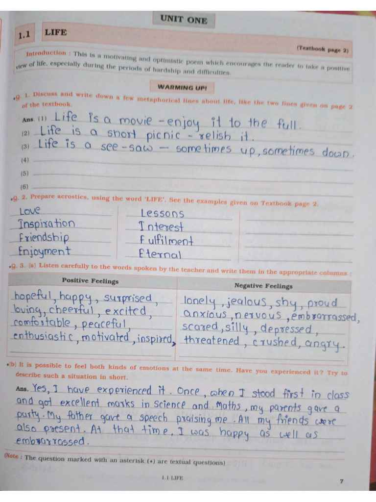 English 3 Class 9 Poem 1 Pdf