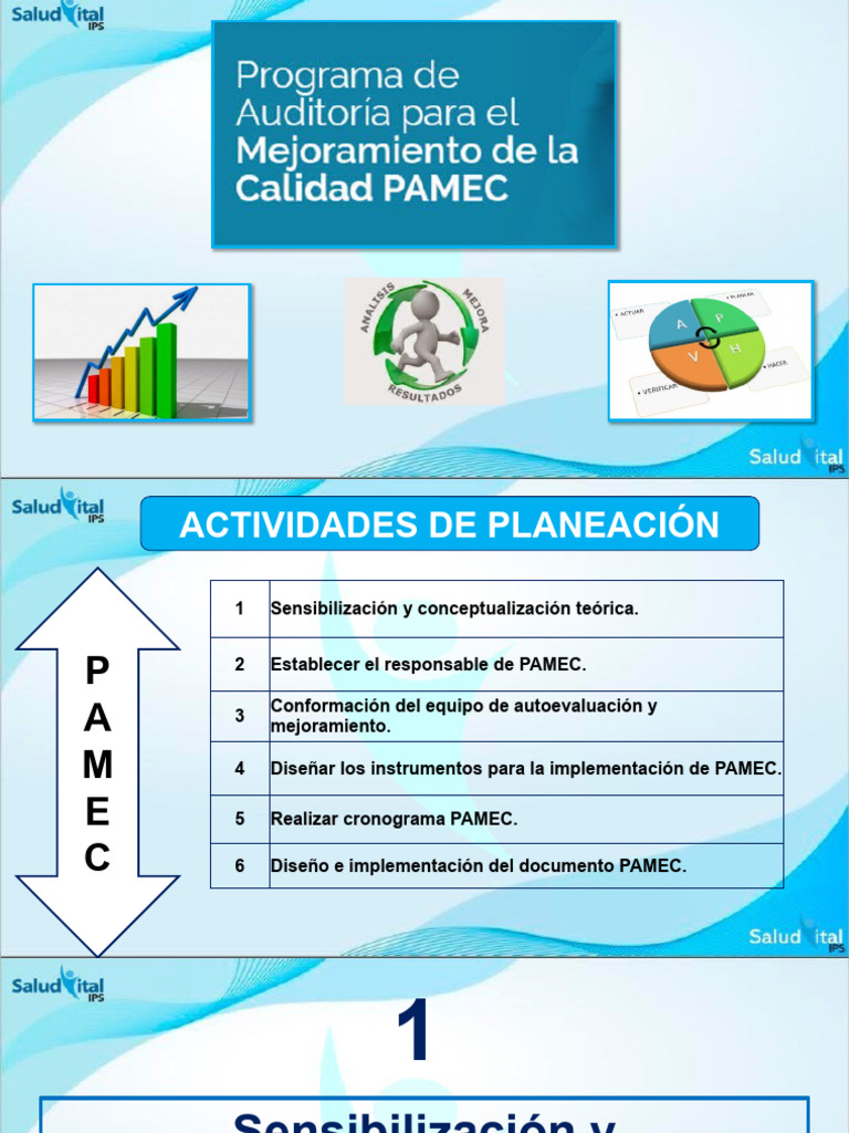 Pamec - 2023 | PDF | Calidad (comercial) | Evaluación