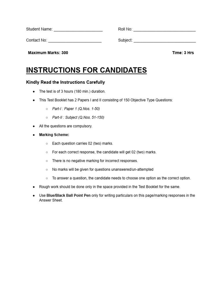 Class 12 Geography Mock Test | PDF | Oceans | Atmosphere Of Earth