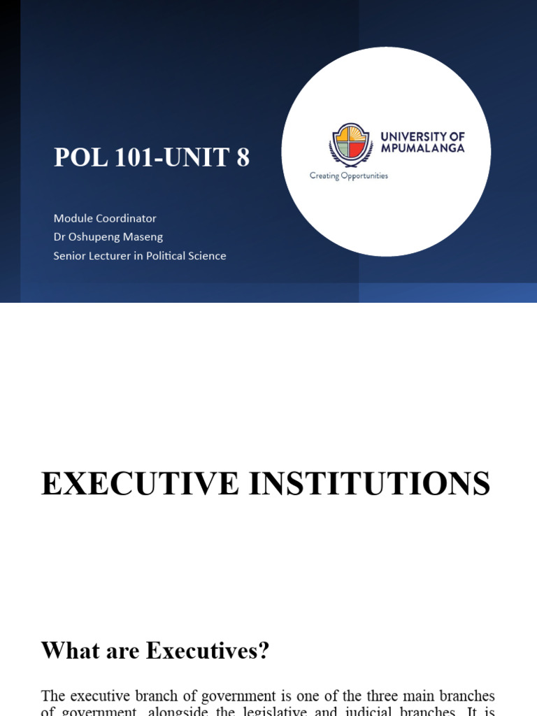 Pol 101-Unit 8 2024 | PDF | Bill (Law) | Veto