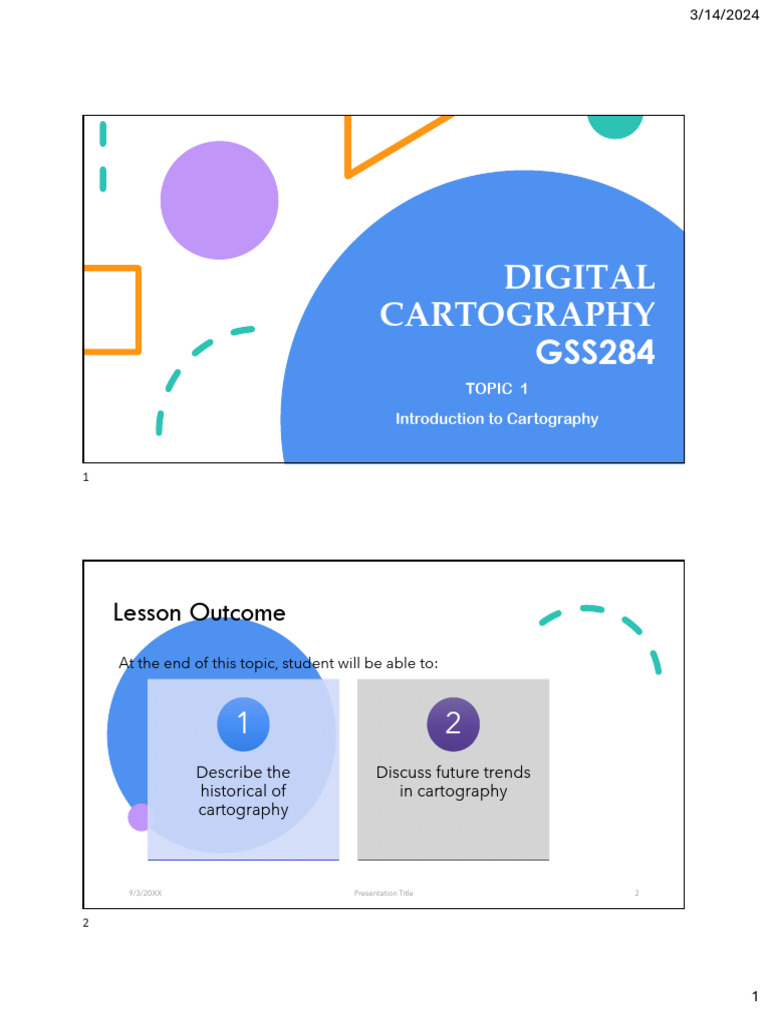 Introduction To Cartography | PDF | Cartography | Map