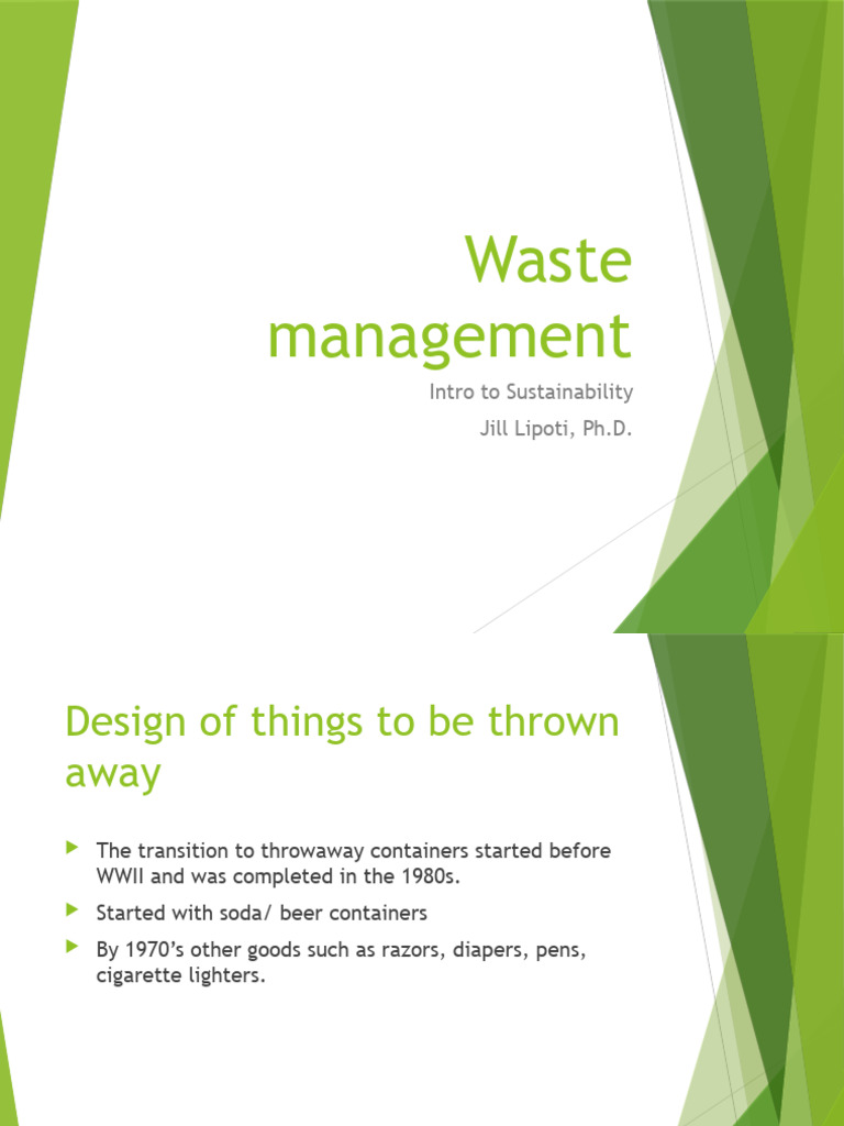 Waste-Management-Presentation For Starters | PDF | Waste | Municipal Solid Waste
