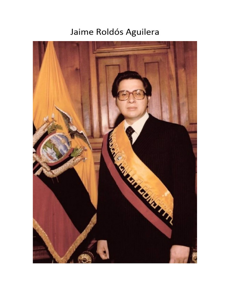 Jaime Roldós Aguilera | PDF | Ecuador | Gobierno