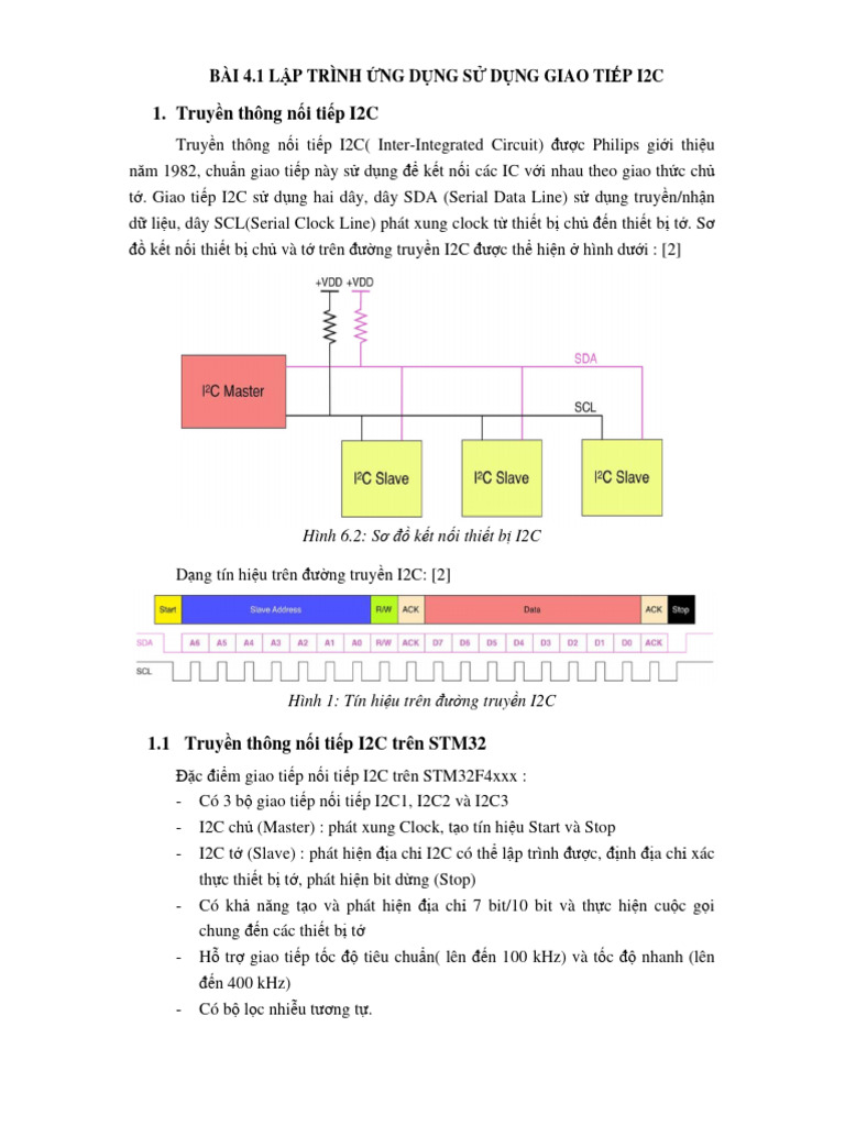 07 Huong Dan Lap Trinh Voi I2C Trên STM32 | PDF