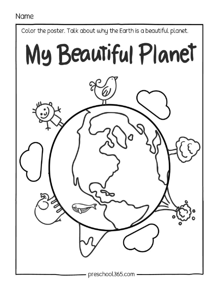 Kindergarten Earth Day Activity Sheets | PDF