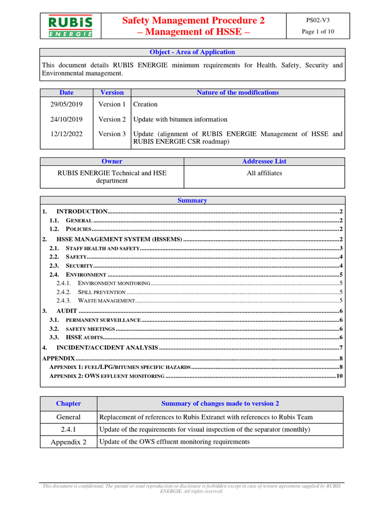 PS02-V3 - Management of HSSE | PDF | Liquefied Petroleum Gas ...