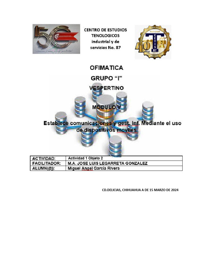 Actividad 1 Objeto 2 | PDF
