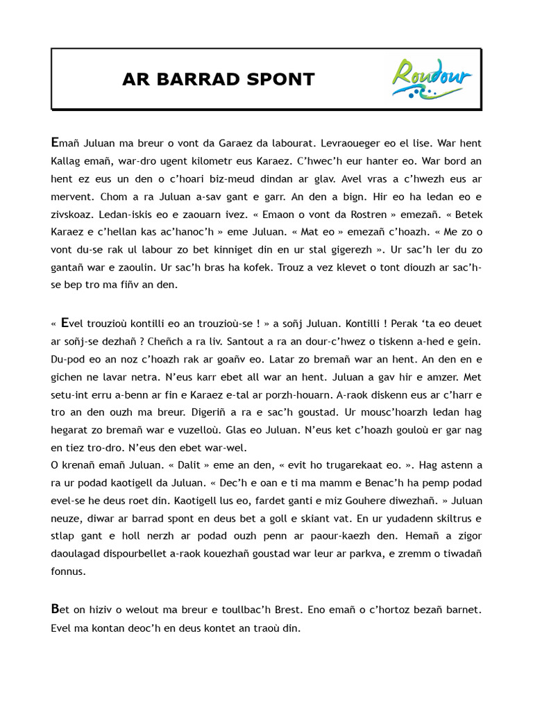 Ar Barrad Spont Testenn | PDF