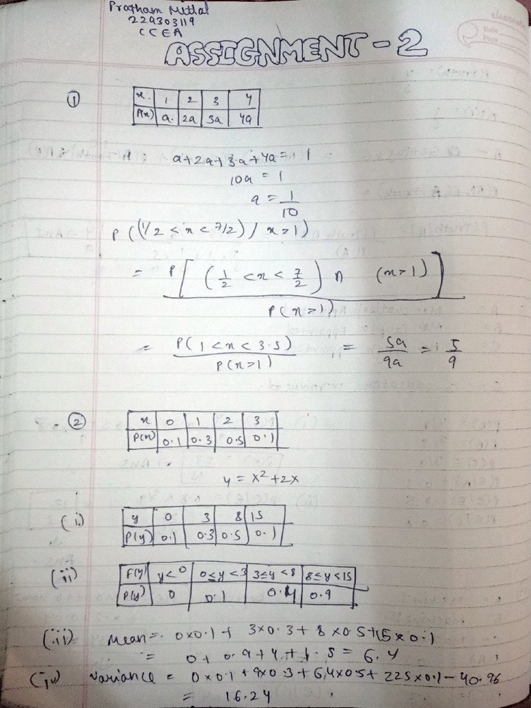 EM-4 Assignment 2 PrathamMittal | PDF