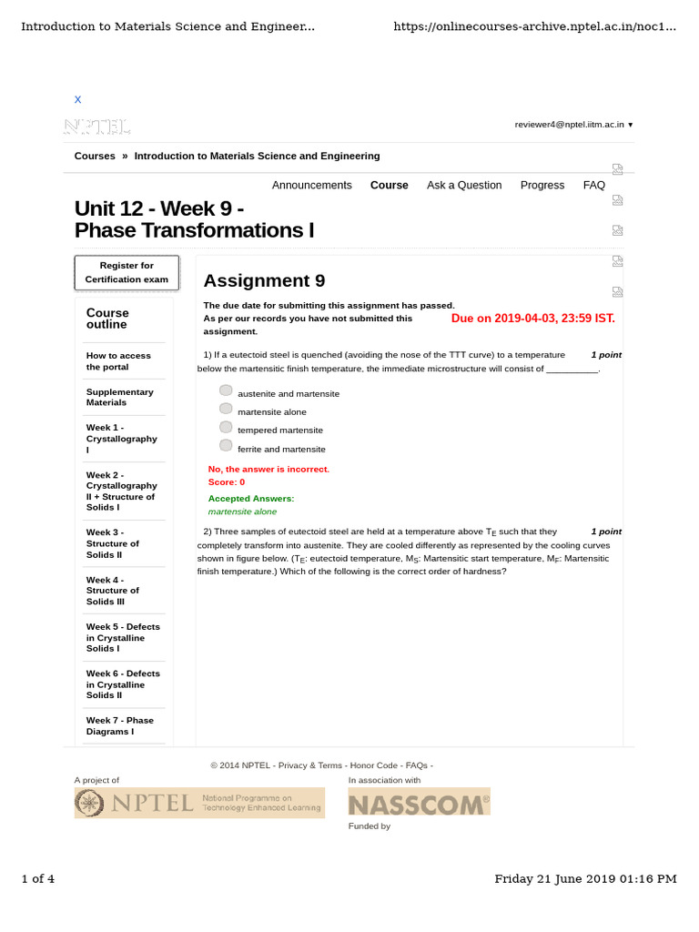 Phase Transformations in Materials Science | PDF | Nucleation ...