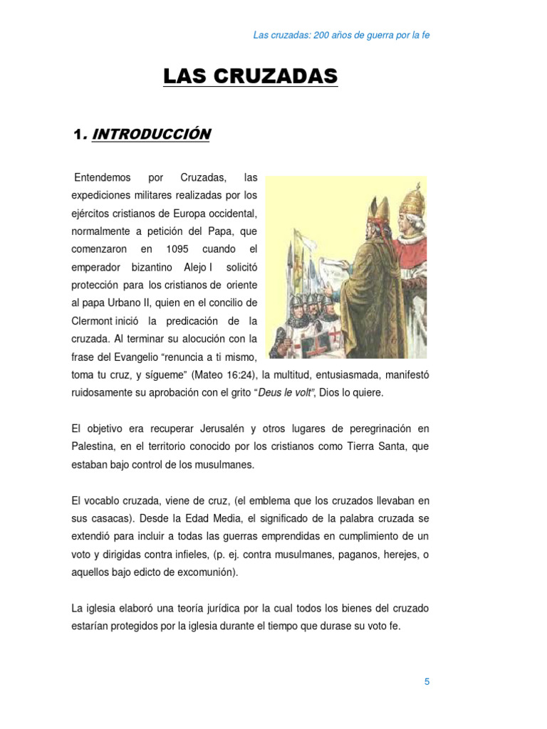 Las Cruzadas | PDF | Cruzadas | Saladin