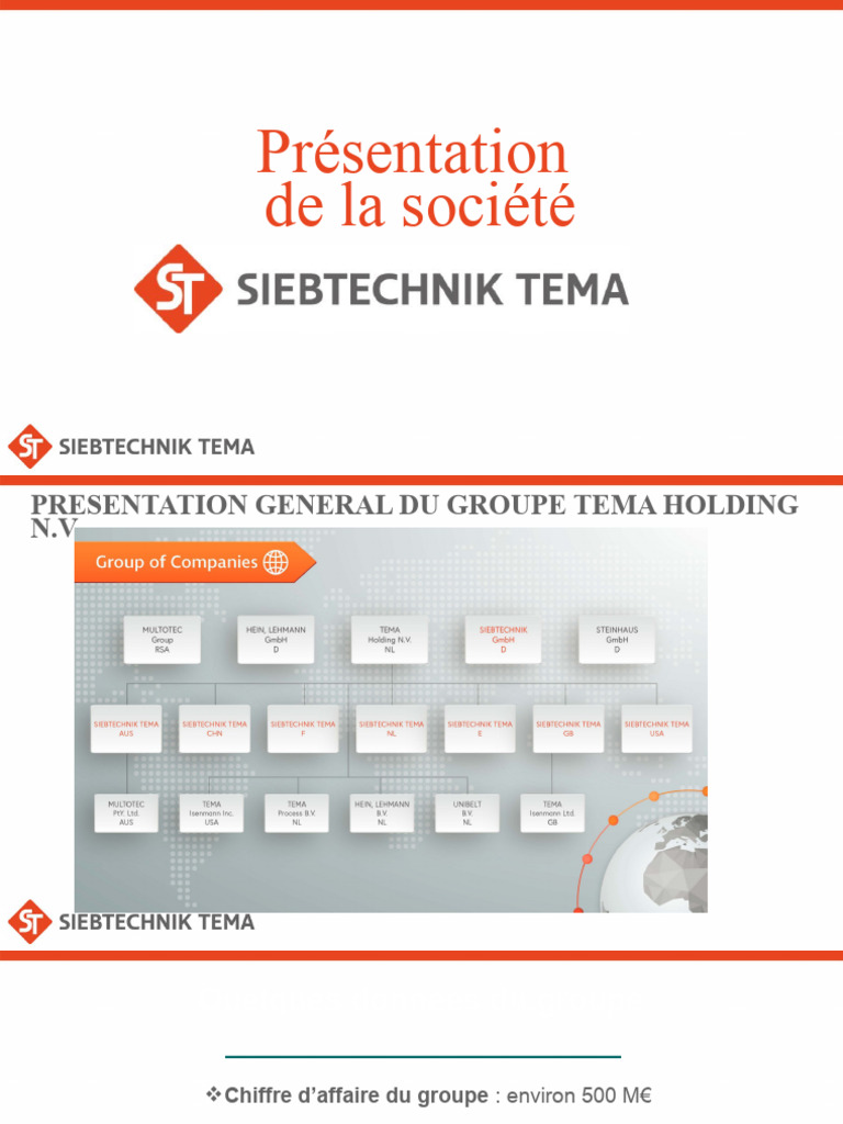 Présentation Siebtechnik Tema 2024-03 | PDF | Chimie