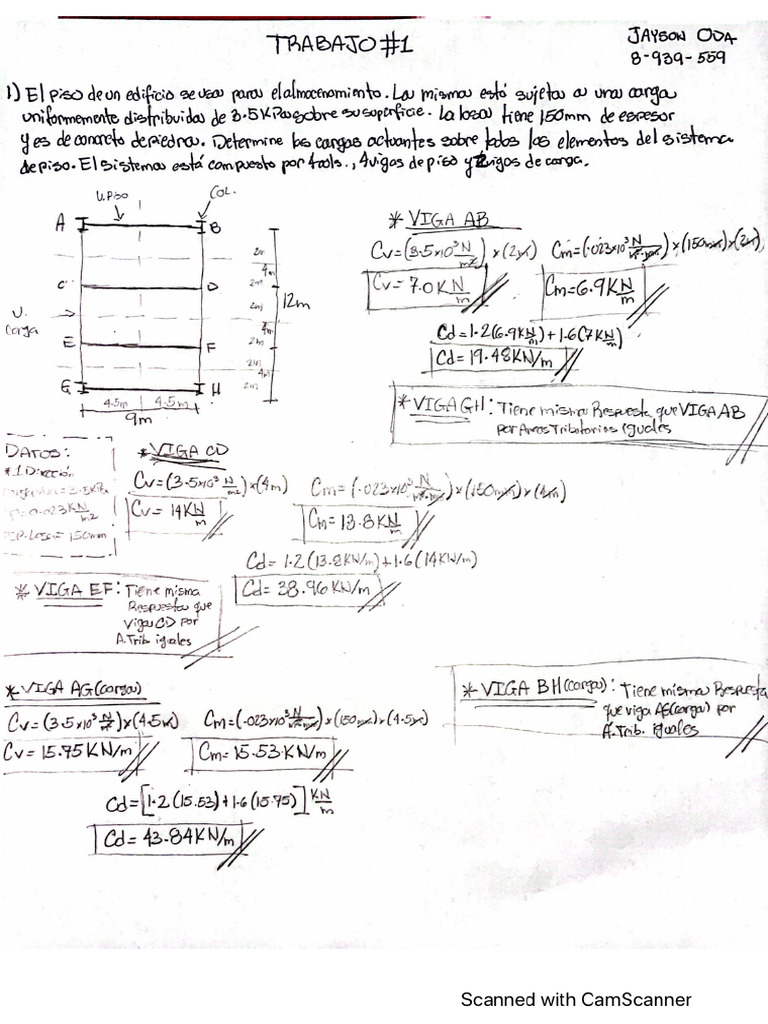 Tarea #1 An. Estructural | PDF