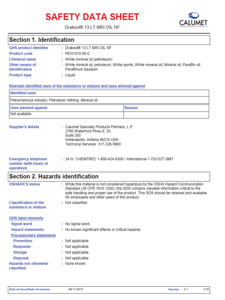 Sds File-16184145 | PDF