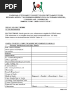 Kitutu Masaba Bursary Application 2025 | PDF