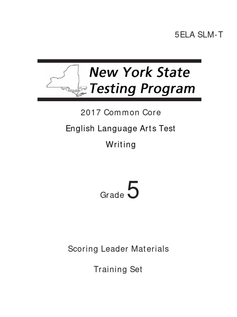 2017 Scoring Materials Ela g5 (4) 2 | PDF | Question | Reading ...