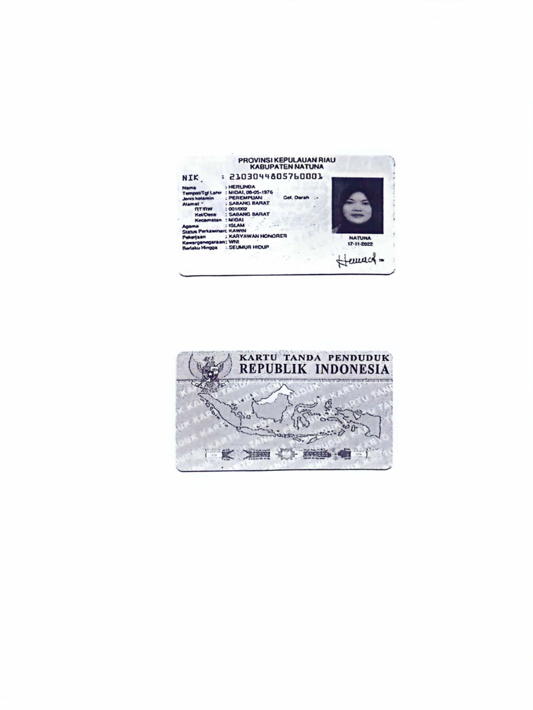 Surat Nikah, KTP | PDF