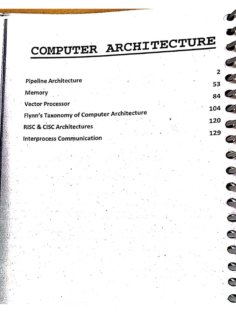 Computer Architecture CSE | PDF
