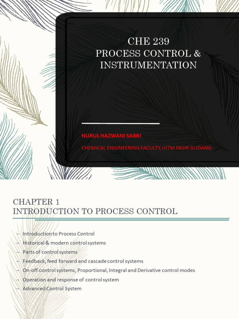 (Lecture Notes) Chapter 1.0 | PDF | Control Theory | Automation (Lecture Notes) Chapter 1.0 | PDF | Control Theory | Automation