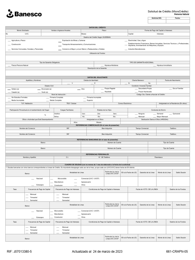 Solicitud Multicredito Microcredito Personas | PDF | Póliza de seguros ...