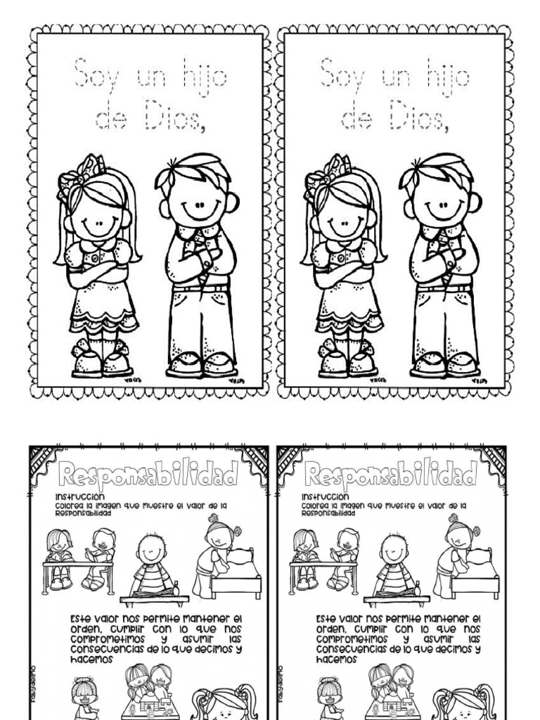 Ficha Religion Soy Hijo de Dios | PDF