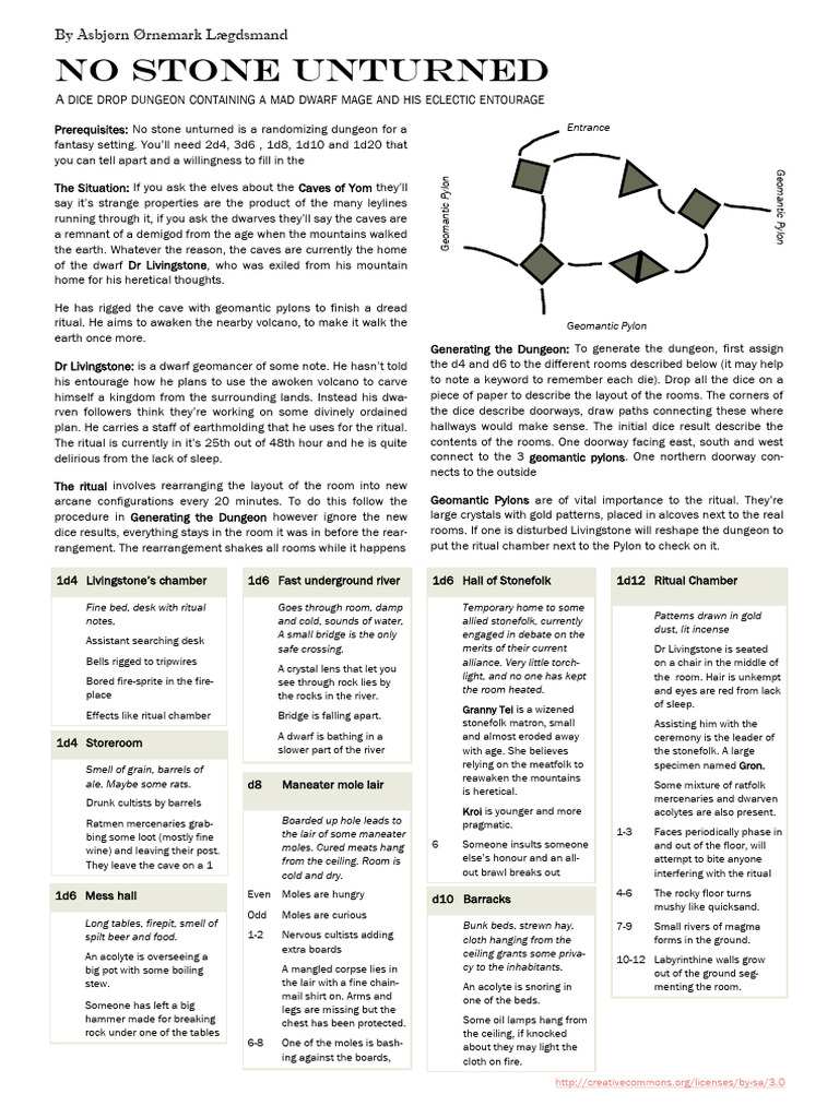 66 No Stone Unturned | PDF | Dwarf (Dungeons & Dragons)