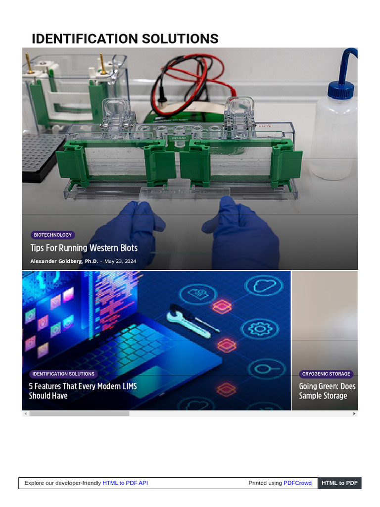 Tips for Running Western Blots | PDF | Histology | Laboratory Techniques
