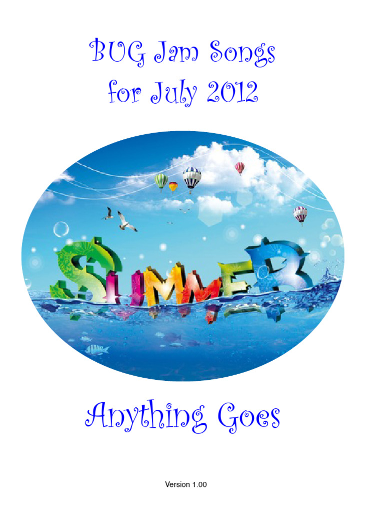 BUG Jam Song Book 2012-07 | PDF