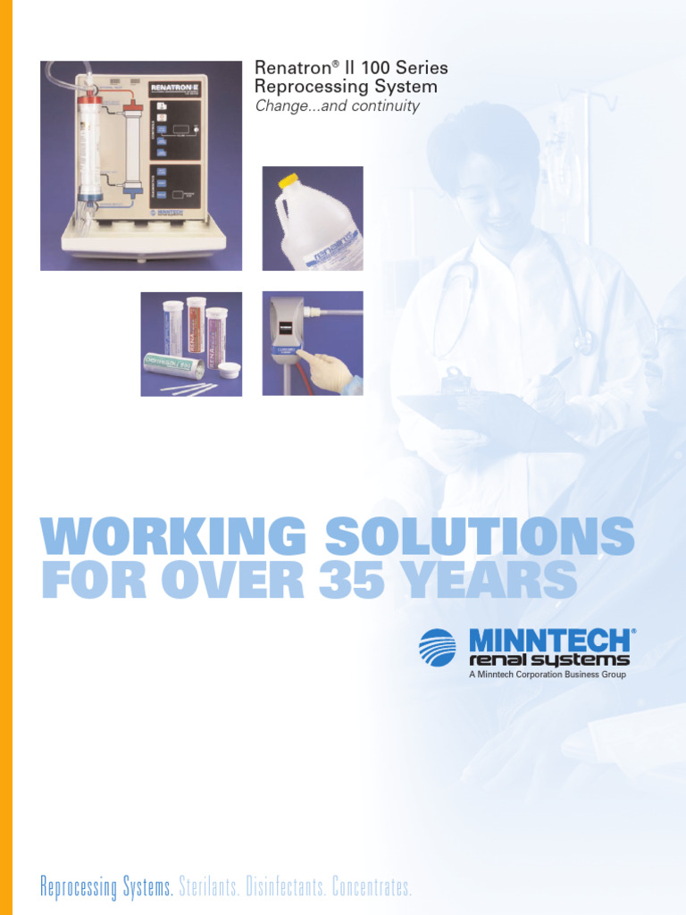 Renatron Dialyzer Reprocessing Machine | Download Free PDF | Alternating Current