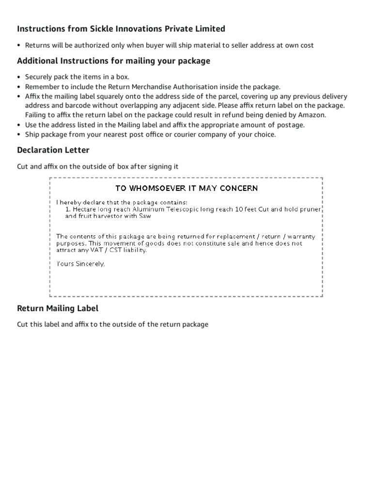 Online Return Center | PDF | Business