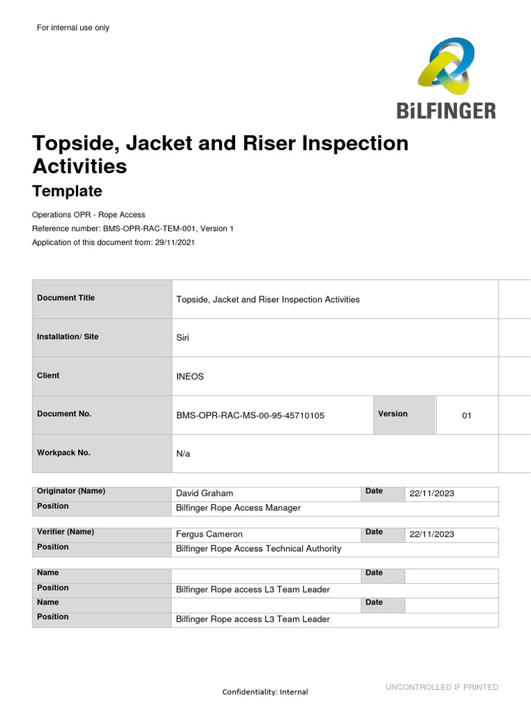 BMS Opr Rac MS 00 95 45710189 - Ineos - Siri | PDF | Nondestructive ...
