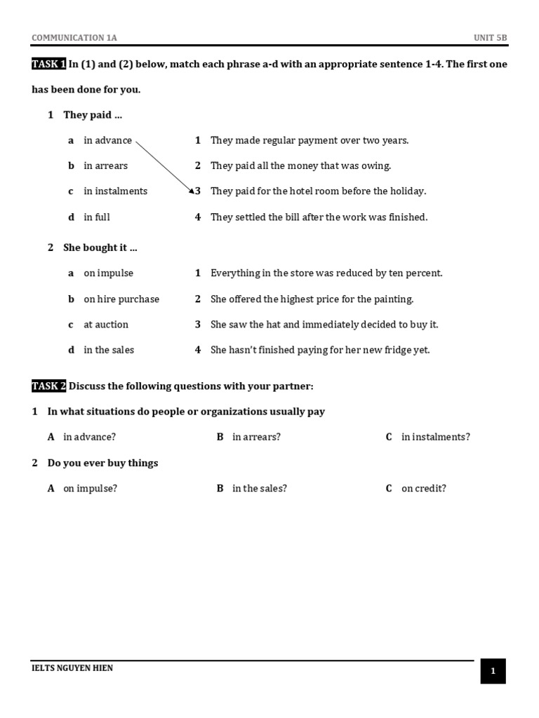 Let's Talk 1 - Unit 5B | PDF