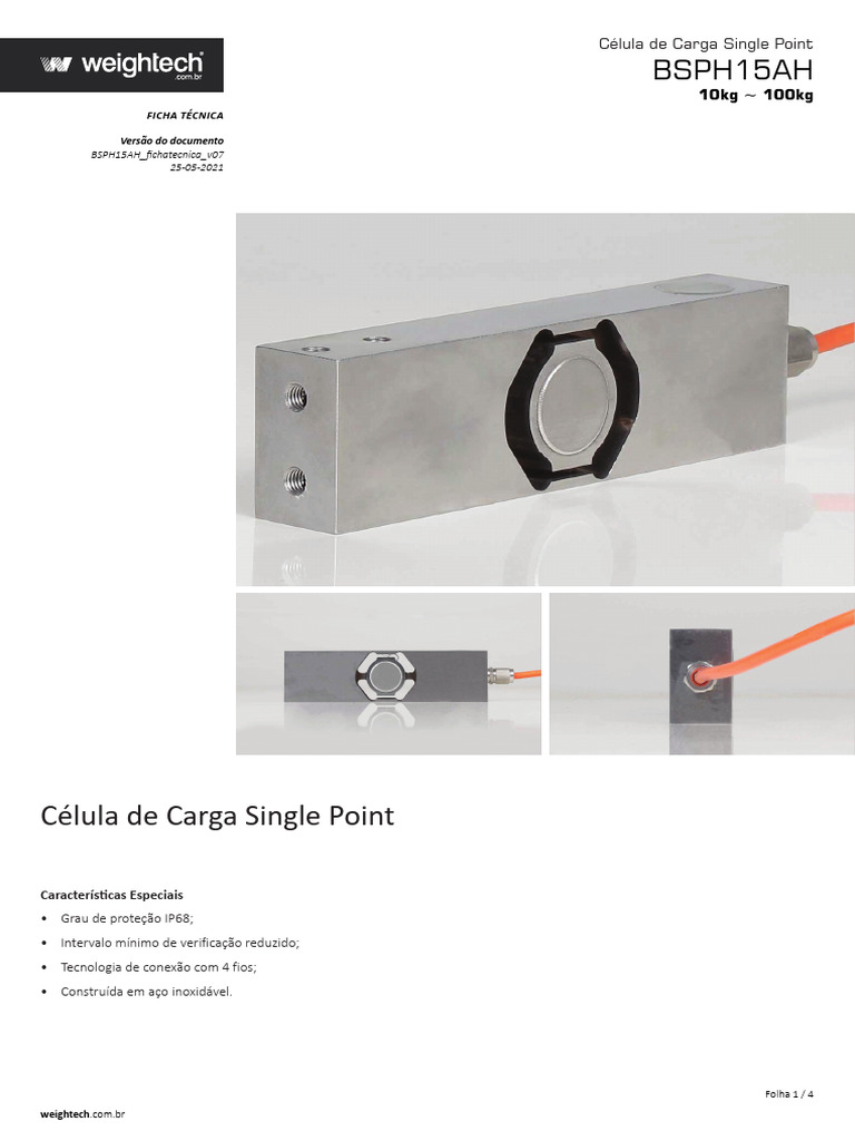 BSPH15AH Fichatecnica v07 | PDF | Materiais
