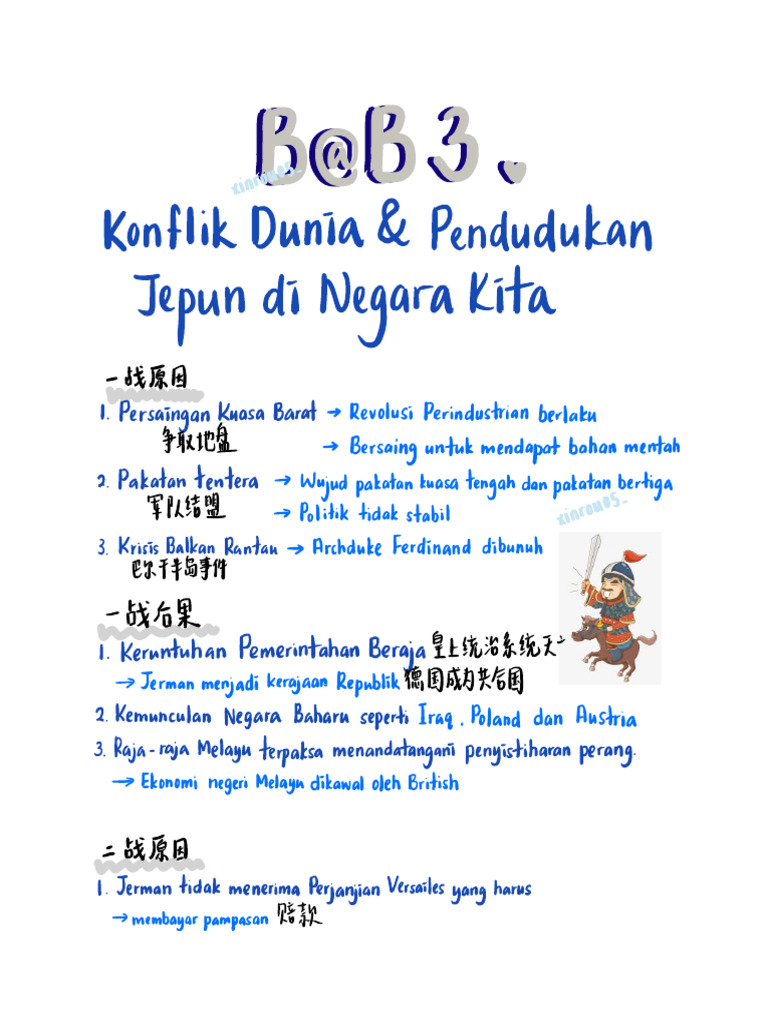 NOTA BAB 3（SEJ） | PDF