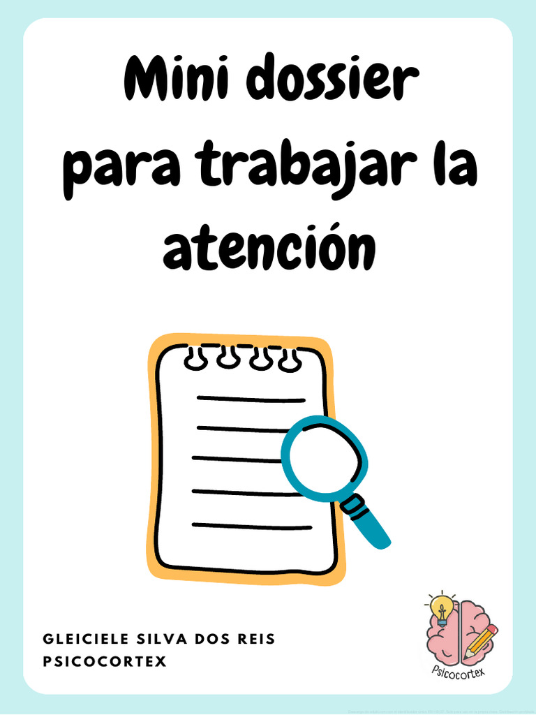 Mini dossier de atencion | Descargar gratis PDF | Visión | Percepción ...