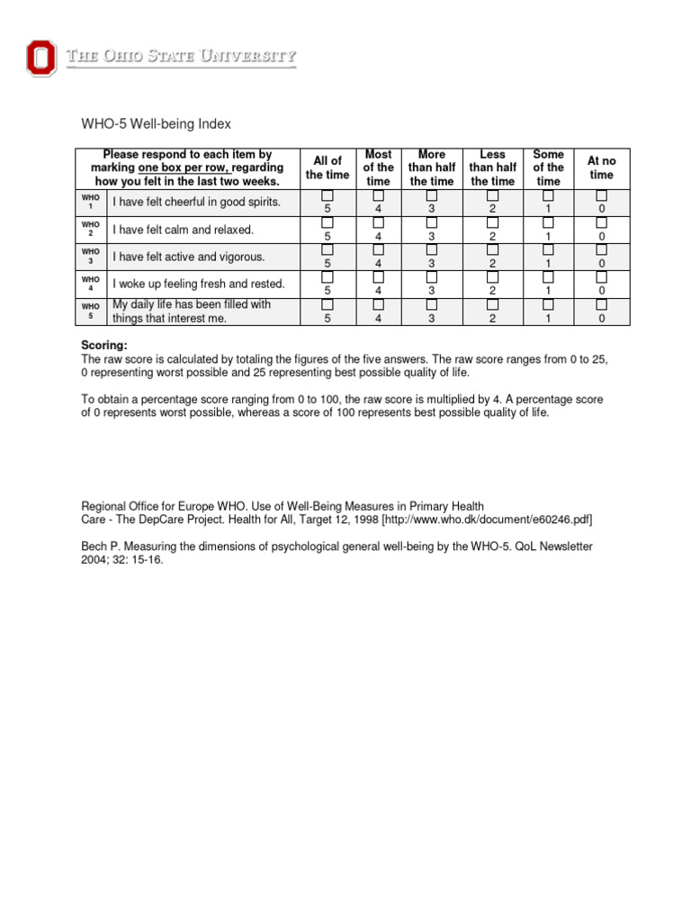Who 5 | PDF