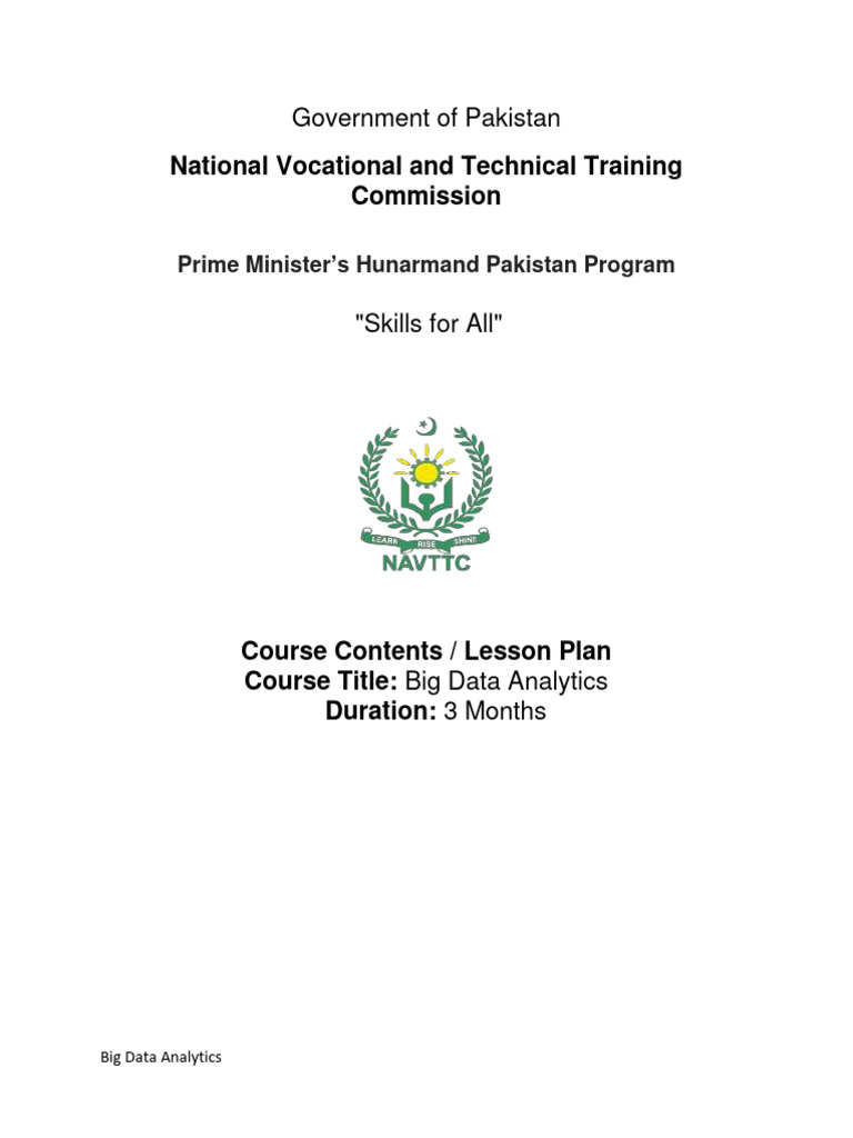 Big Data Analytics | PDF | Apache Spark | Sql