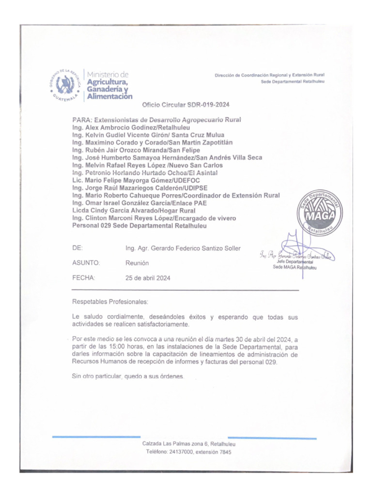 Ministerio de 6 | PDF