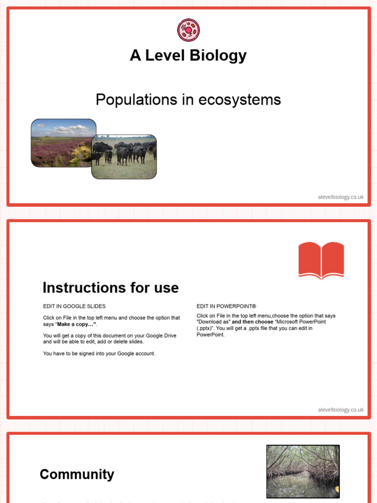 Populations in Ecosystems | PDF | Ecosystem | Ecological Niche
