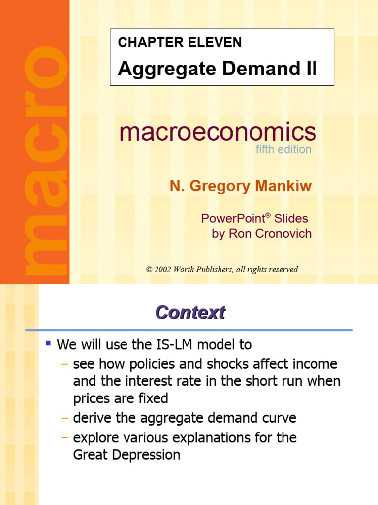Macroeconomics AGGREGATE DEMAND SLIDES | PDF | Aggregate Demand | Macroeconomics