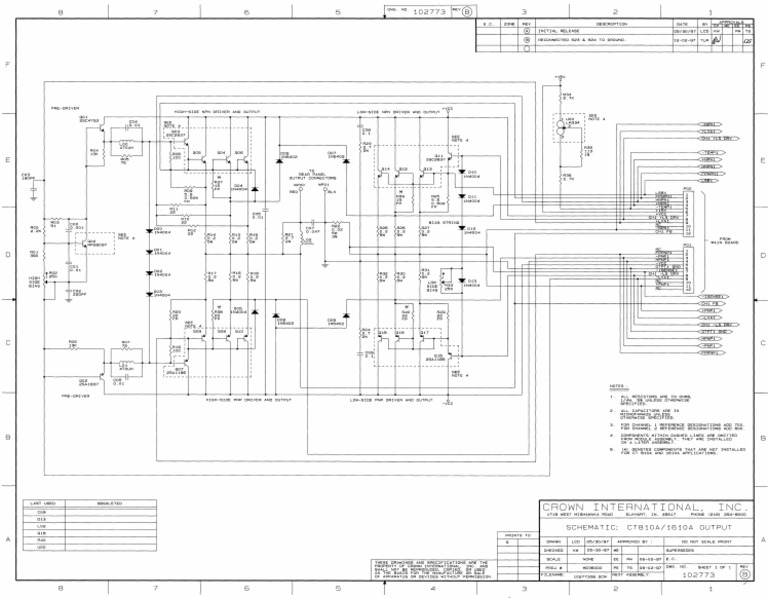 MA2402 Output Schematic | PDF