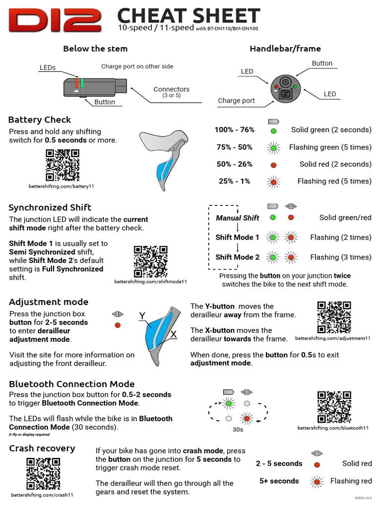 Shimano Di2 11 Speed | PDF