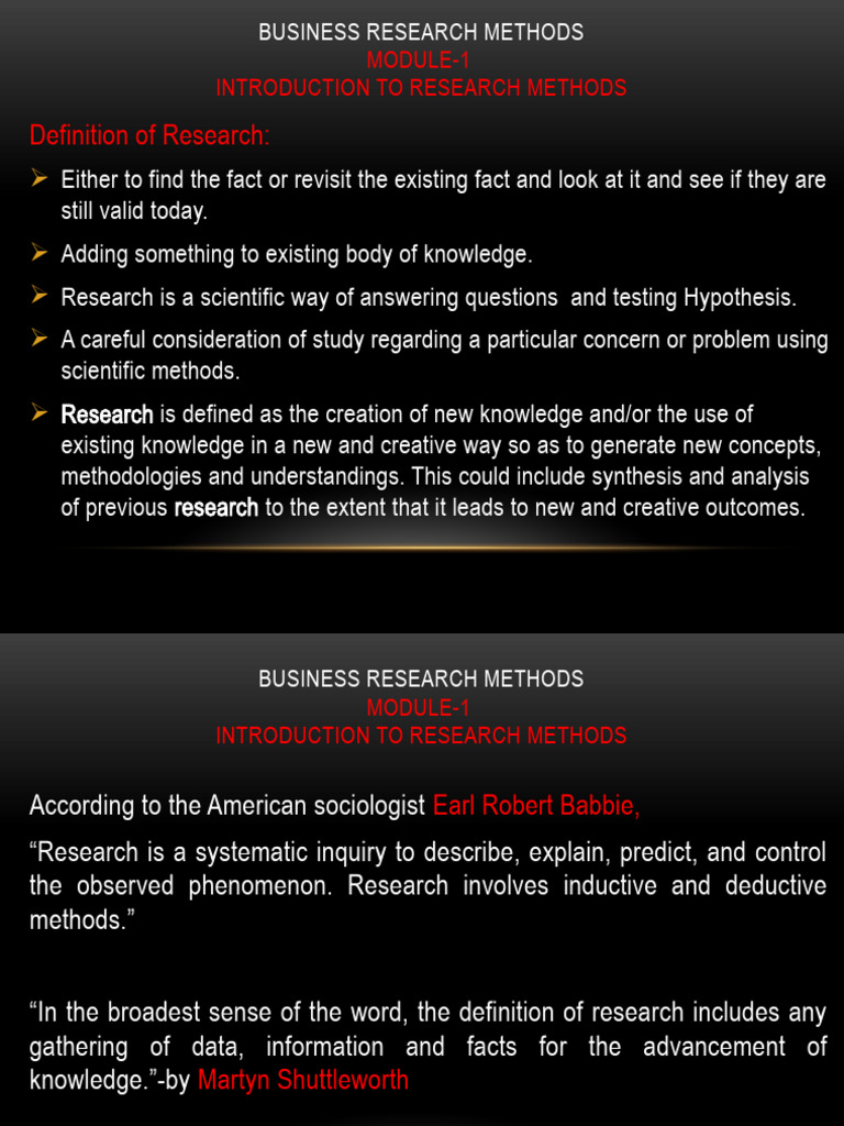 BRM - Study Material Hapter 1-6 - Final | PDF | Methodology | Level Of Measurement
